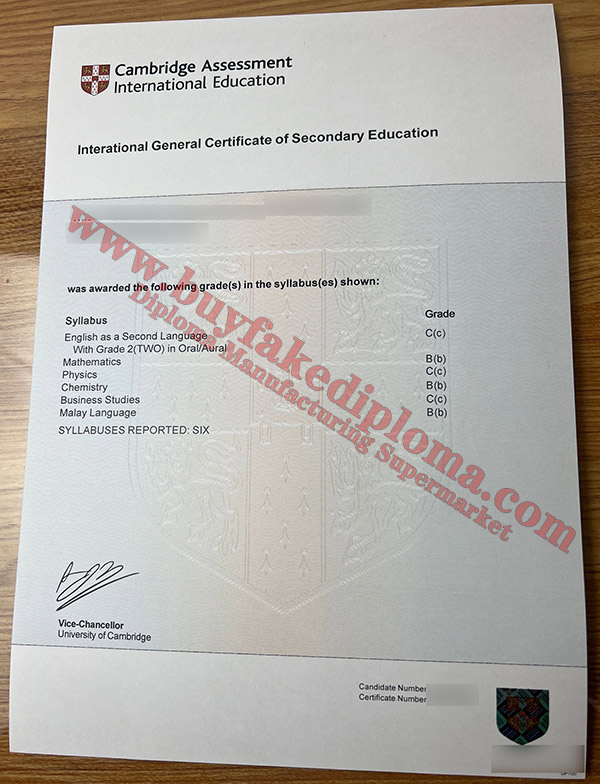 Fake IGCSE Certificate|How Can Buy IGCSE Fake Certificate_Buy fake ...